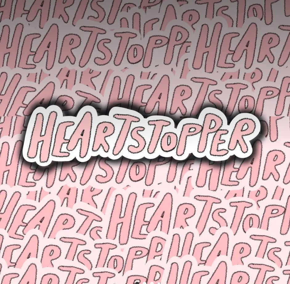 Heartstopper Sticker (Mini Size) | Little Gay Bookstore